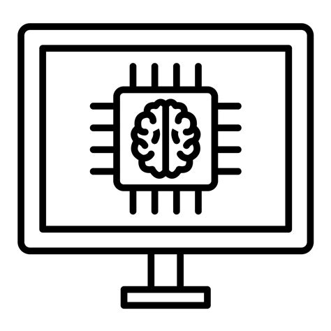 Deep Learning Line Icon 14662496 Vector Art At Vecteezy