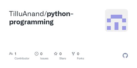 Python Programmingpython 1pdf At Main · Tilluanandpython Programming · Github