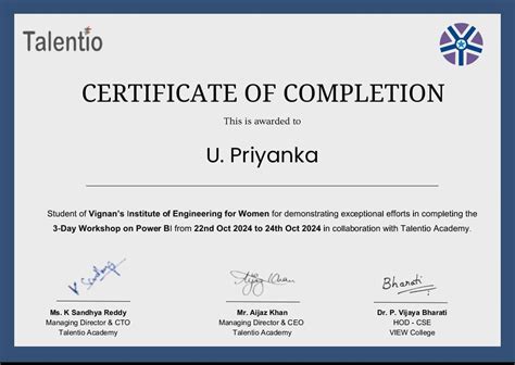 Priyanka Uppalapu On Linkedin Powerbi Talentio Content Vignan
