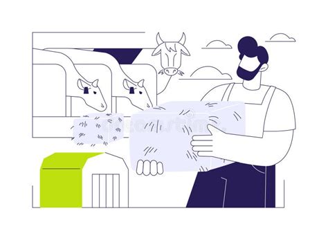 Livestock Feed Optimization Abstract Concept Vector Illustration Stock Vector Illustration Of