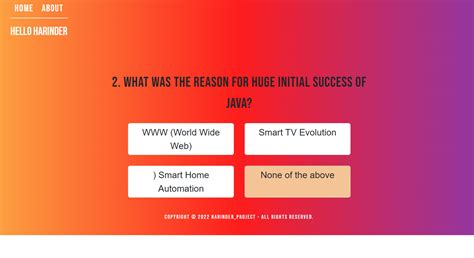 Github Harinder007mcaquizproject