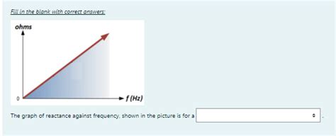 Solved Fill In The Blank With Correct Answers Ohms F Hz Chegg
