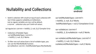 Introduction To Koltin For Android Part I PPT