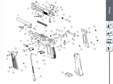 Exploring The Anatomy Of Beretta 92fs A Comprehensive Parts Diagram