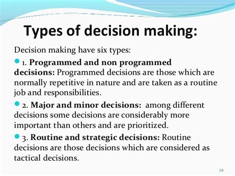 Steps Styles And Types Of Decision Making