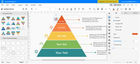 How To Create A Pyramid Chart Pyramid Diagram Infographic Templates
