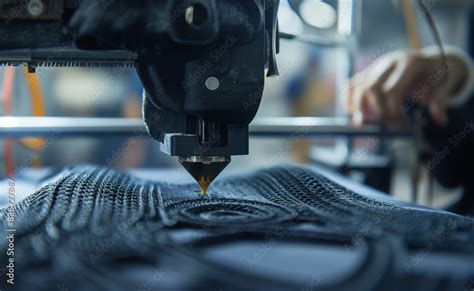 3d printer fabricating objects using bioplastic materials highlighting the eco friendly nature