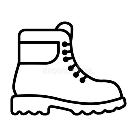 Black Vector Boot Icon On White Background Stock Vector Illustration Of Vector Casual 311716848
