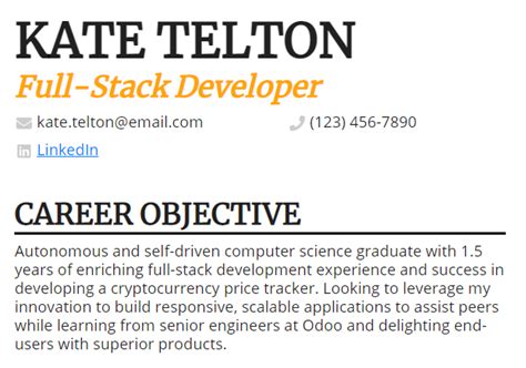 60 Resume Objective Examples For 2024 How To Guide