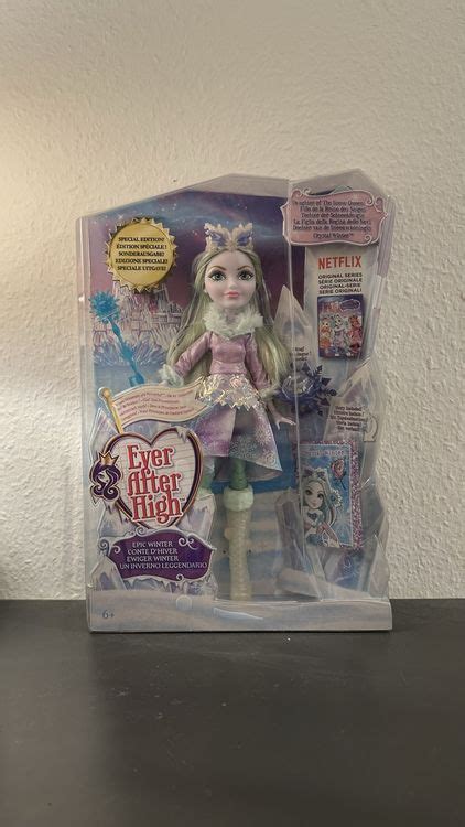 Ever After High Crystal Winter Doll Neu And Ungeöffnet Top Neu Und