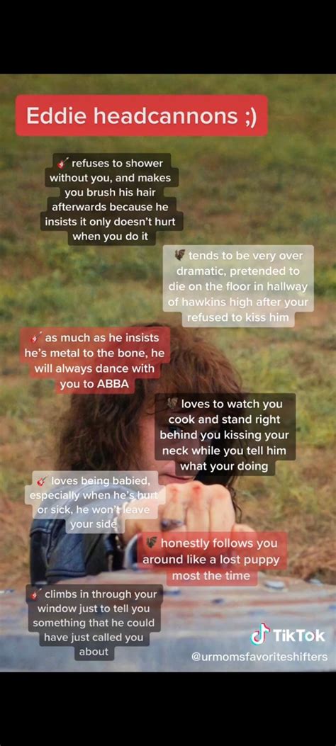 Eddie Munson Spicy Eddie Munson Girlfriend Eddie Munson Core Pov
