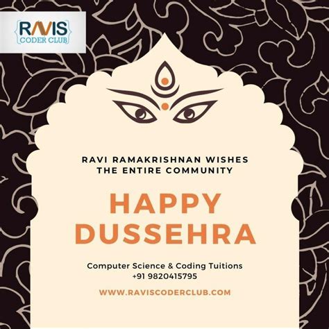 Prof Ravi Ramakrishnan On Linkedin Happy Dushera