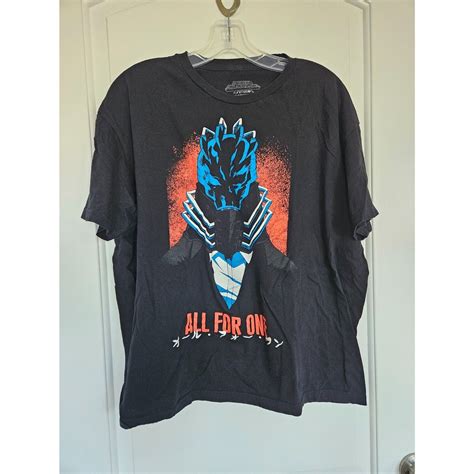 My Hero Academia Funimation Tshirt Black All For O Gem