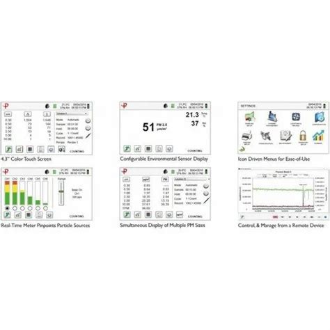 Particles Plus SPC Series Handheld Particle Counter LPM Size Micron To Micron