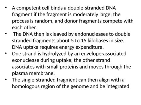 Transformation Conjugation And Transductionpptx Biological Sciences