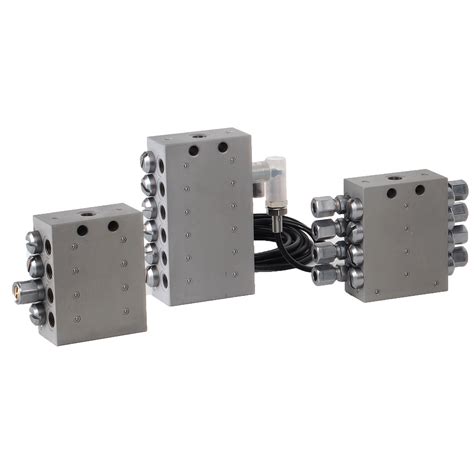 Progressive Metering Device Ssv With Indicator Pin And Mounted Limit Switch Grease Lubrication