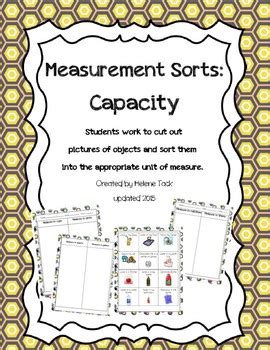 Capacity Volume Measurement Sort By Miss Tack TPT