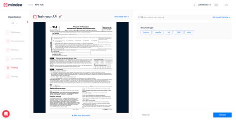 Document Classification Api Mindee