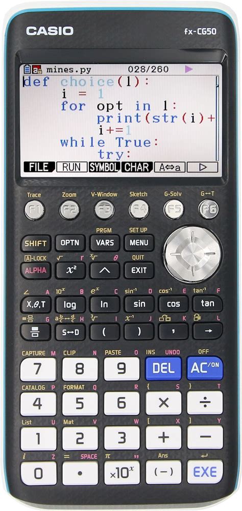 Python Programming And Graphing Calculator Casio Fx Cg50 Prizm Python Programming And Graphing Calculator Casio Fx Cg50 Prizm