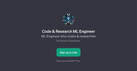 Code And Research Ml Engineer Ml Engineering Assistance Taaft