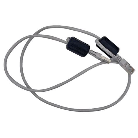 19 3111 04 Gray Cat5e 4 Foot Gray Ethernet Cable With Ferrite Cable