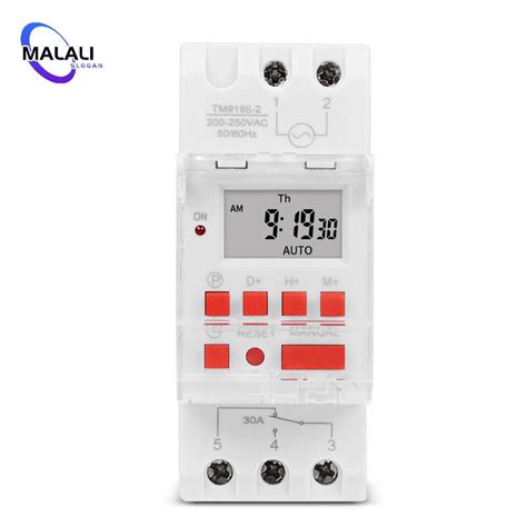 Tm919b Timer Switch Time Controller Automatic Cycle Timer Switch Output Built In Battery 30a