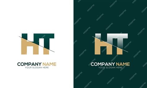 Premium Vector Letter Ht And Th Cutting And Linked Logo With Creative