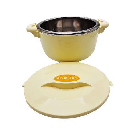 Термо тенджера бежова 4 л подвижни дръжки Emag Bg