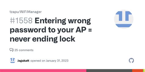 Entering Wrong Password To Your Ap Never Ending Lock · Issue 1558 · Tzapu Wifimanager · Github