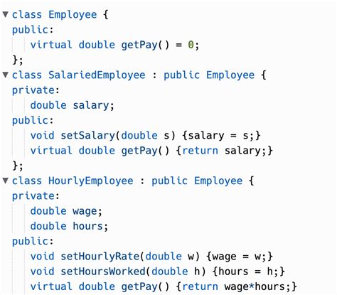 Solved Abstract Classes Modify Exercise 5 To Make The Chegg