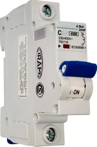 Interruptor Termomagnetico 10a Unipolar Pack X4 Cuotas Sin Interés