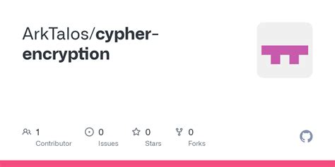 Github Arktalos Cypher Encryption