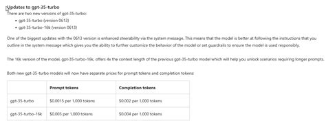 Azure Openai Gpt 35 Turbo 0301 And 0613 Pricing Microsoft Qanda