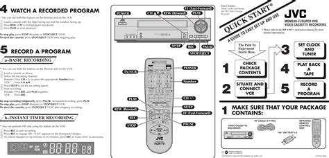 Jvc Lp20878 001 Users Manual HR A56U QuickRef
