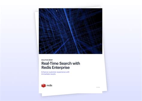Real Time Search Solution Redis