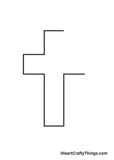 Cross Drawing How To Draw A Cross Step By Step