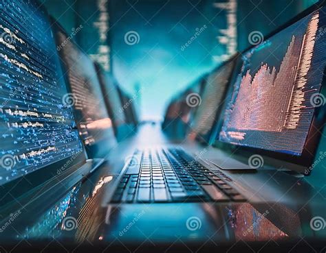 Coding And Programming Practices Featuring Elements Like Computer Screens With Code