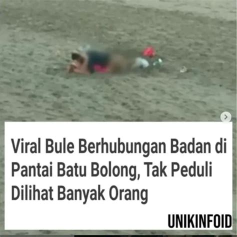 Turis Asing Cuek Berhubungan Intim Di Pantai Ramai Pengunjung Diduga Di Canggu Bali Lifestyle