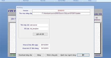 SoftwareLeminh Cách kết nối với cơ sở dữ liệu database
