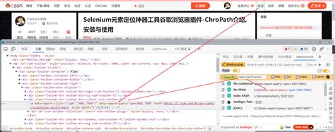 第七:元素定位浏览器插件 Selectorshub Csdn博客 第七:元素定位浏览器插件 Selectorshub Csdn博客
