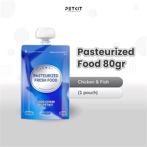 Jual Petkit Pasteurized Chicken And Fish 80g Shopee Indonesia