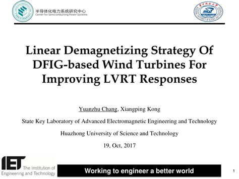 Pdf Linear Demagnetizing Strategy Of Dfig Based Wind Turbines For