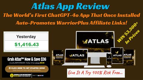 Atlas App Review Promote Our Affiliate Links For Passive Profits