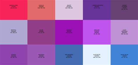 color scheme chart design inspiration boards