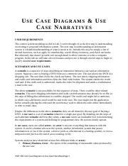 Understanding Use Case Diagrams And Narratives For User Course Hero