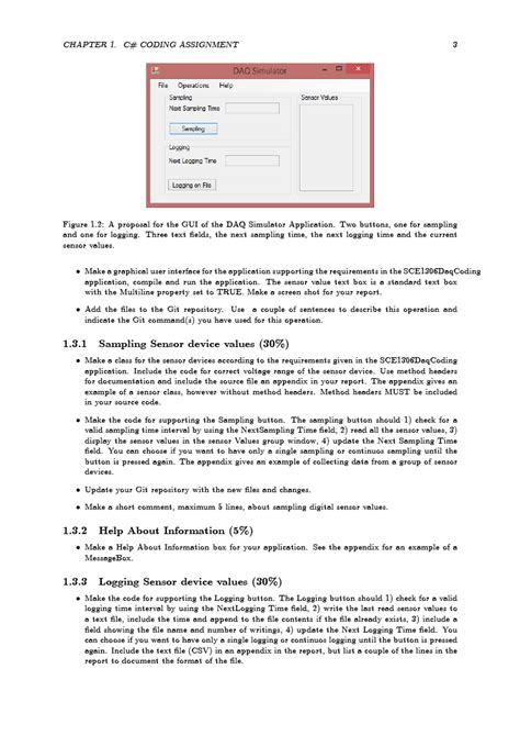 Solved Figure 1 2 A Proposal For The Gui Of The Daq