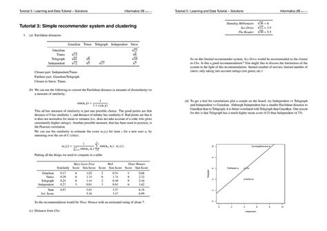 tutorial solutions 03 tutorial 3 learning and data tutorial solutions informatics 2b hs v1