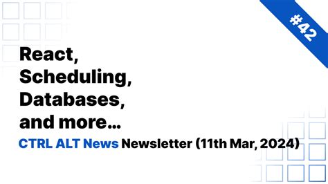 React Scheduling Databases And More This Weeks Top Open Source
