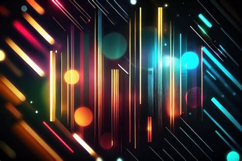 Premium Photo Geometric Multicolored Intersecting Lines Abstract