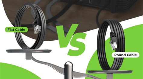 Flat Ethernet Cable Vs Round Which One Is Better For Your Setup Gearit